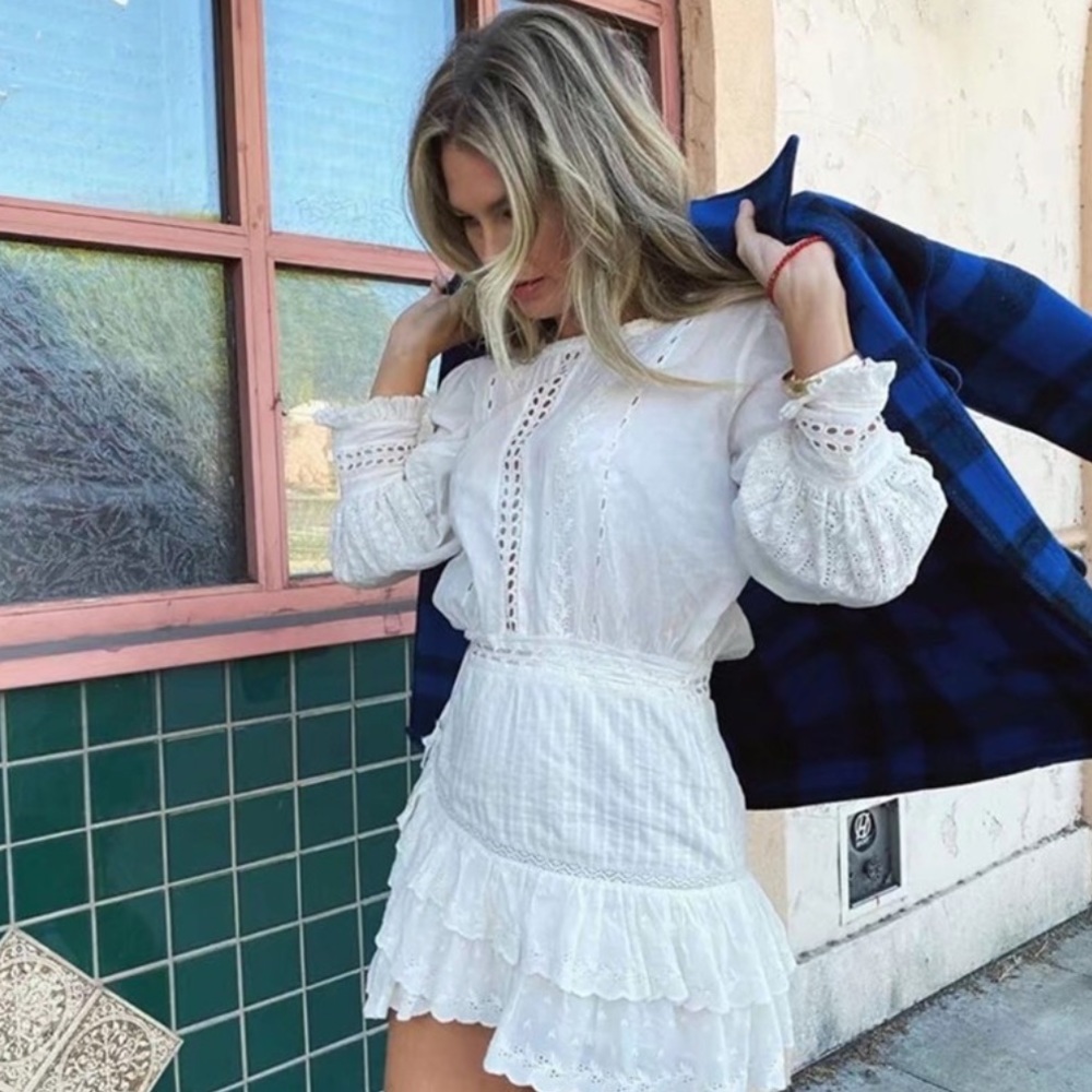 Loveshackfancy “Lorelei” Style Mini Dress Size M - Gem